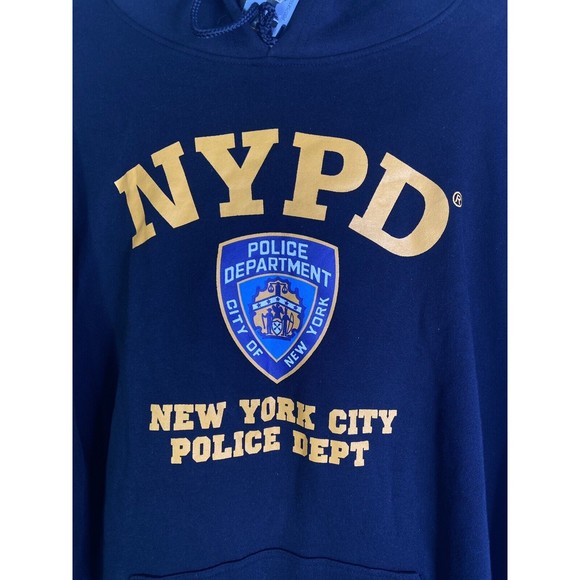 Nypd | Shirts | New York City Police Department Logo Licensed Hoodie ...
